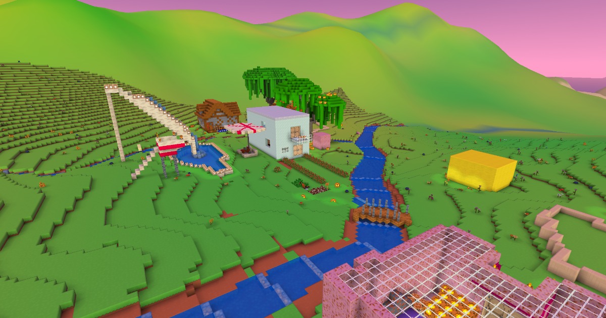 MINI FARM WITH HOUSES | Worlds FRVR