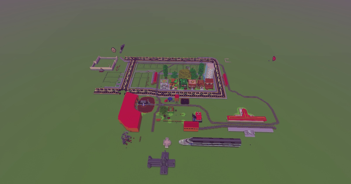 Flatty train world | Worlds FRVR